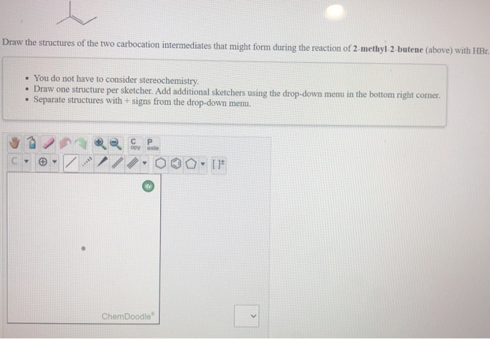 Solved Draw the structures of the two carbocation | Chegg.com