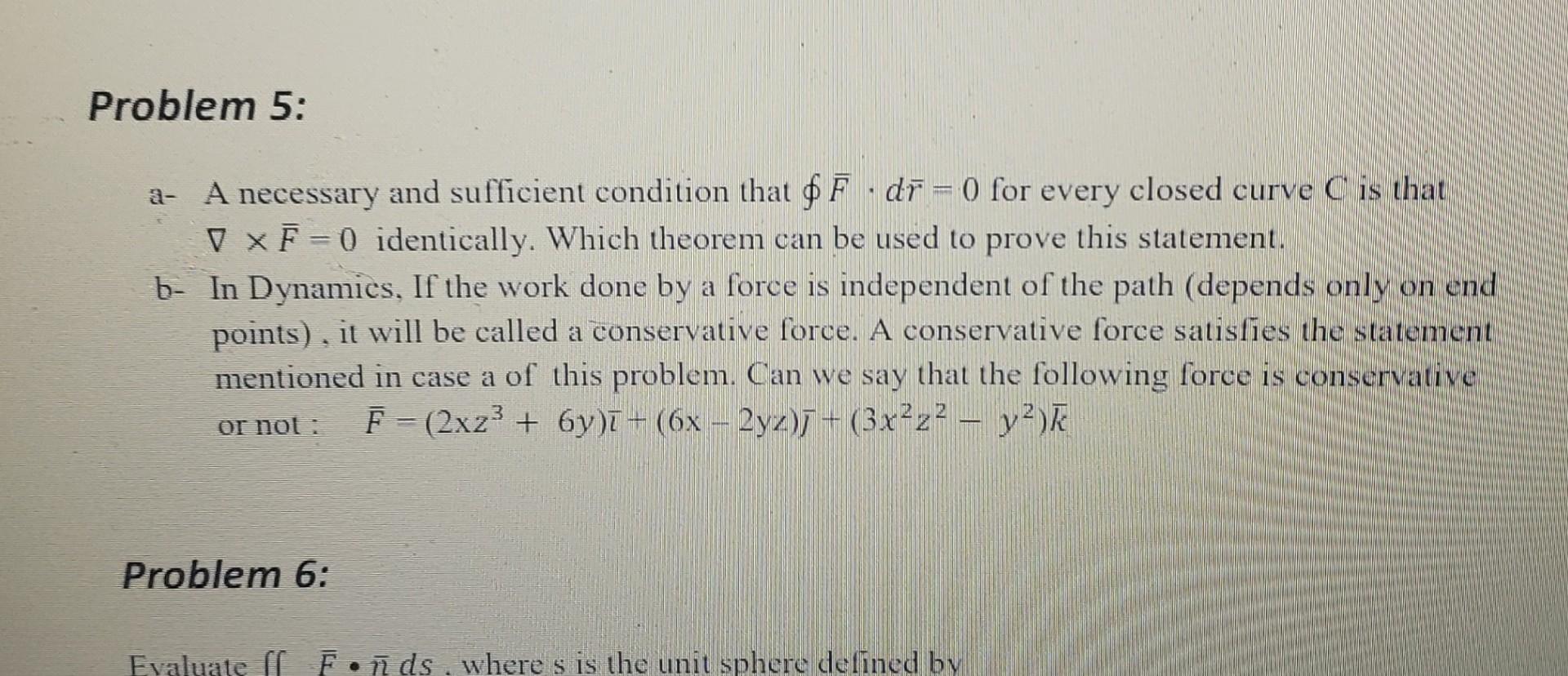 Solved a- A necessary and sufficient condition that | Chegg.com