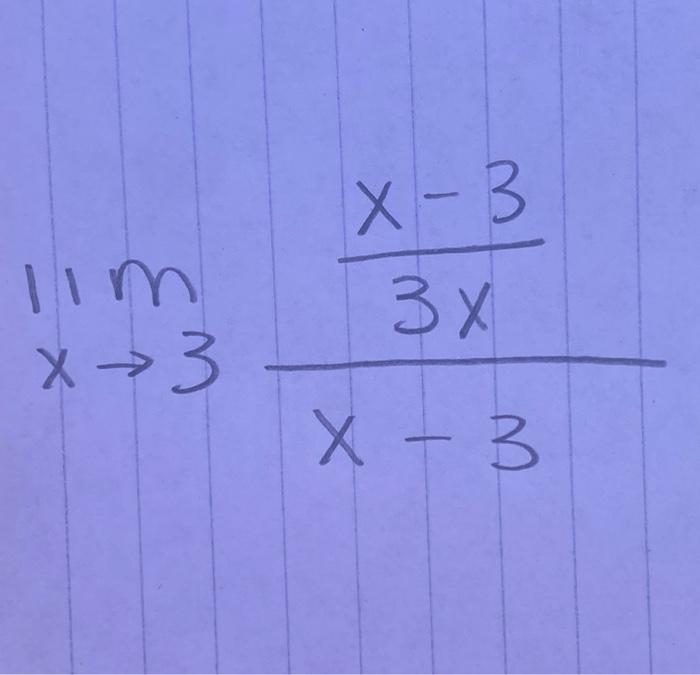Solved X-3 3x X 3 X - 3 | Chegg.com