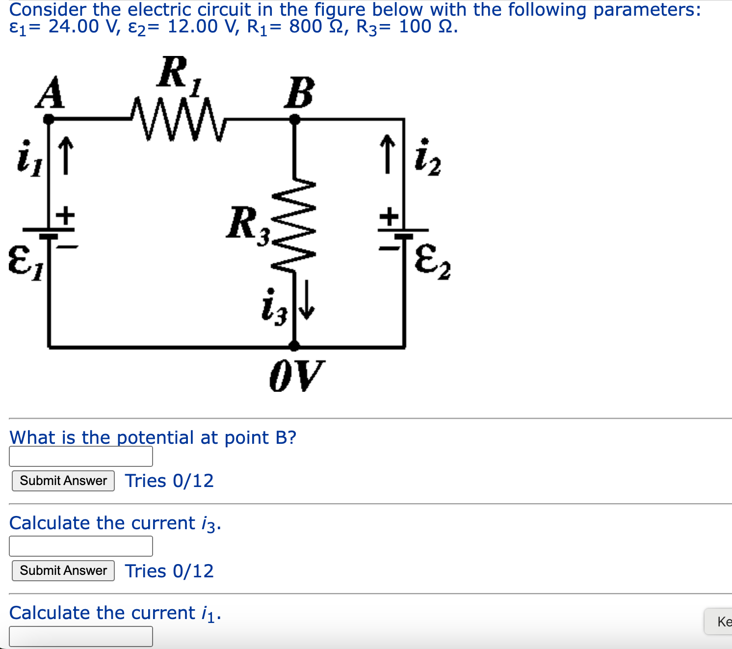 Solved Consider the electric circuit in ﻿the figure below | Chegg.com