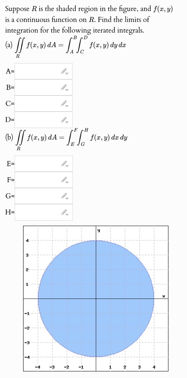 Solved Suppose R is ﻿the shaded region in ﻿the figure, and | Chegg.com