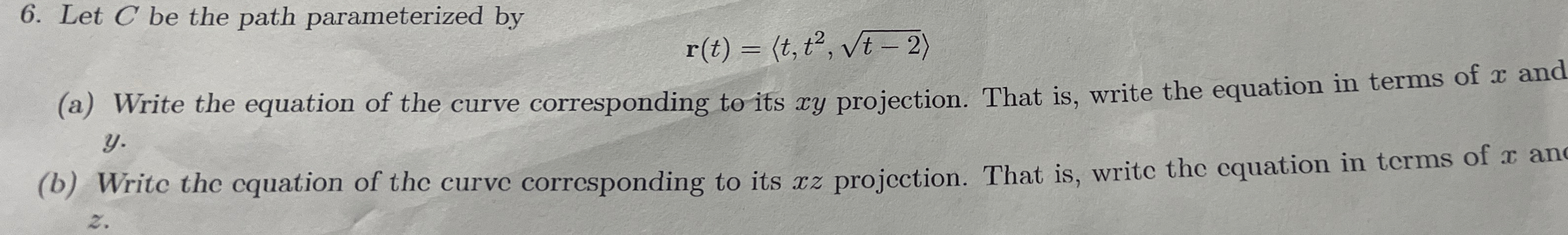 Solved Let C ﻿be the path parameterized | Chegg.com