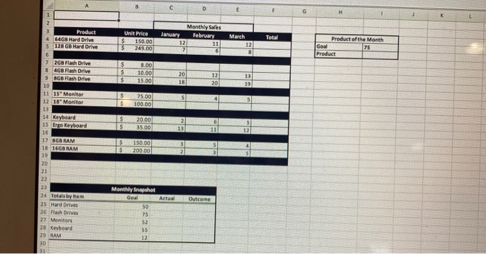 Solved On the Sales Data worksheet, in cell F4, create a | Chegg.com