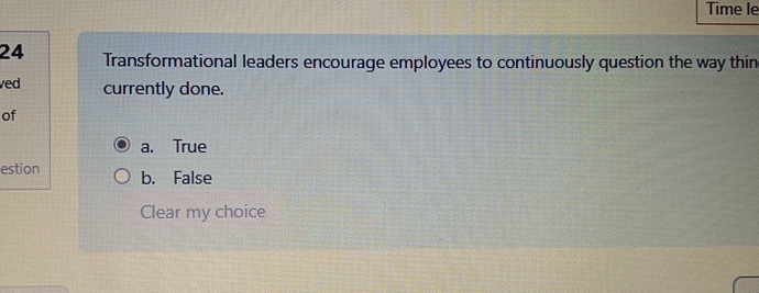 Solved Transformational leaders encourage employees to | Chegg.com