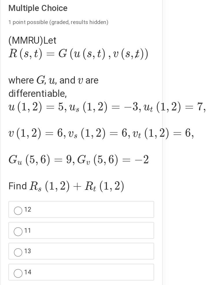 Solved Chain Rule 1 point possible (graded, results hidden) | Chegg.com