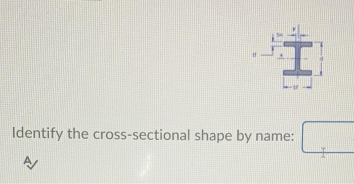 Solved Identify the cross-sectional shape by name: HH | Chegg.com