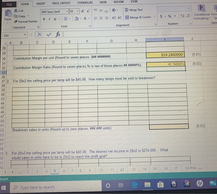 Solved انها 4 PART 1 Fixed and Variable Cost Determinations | Chegg.com