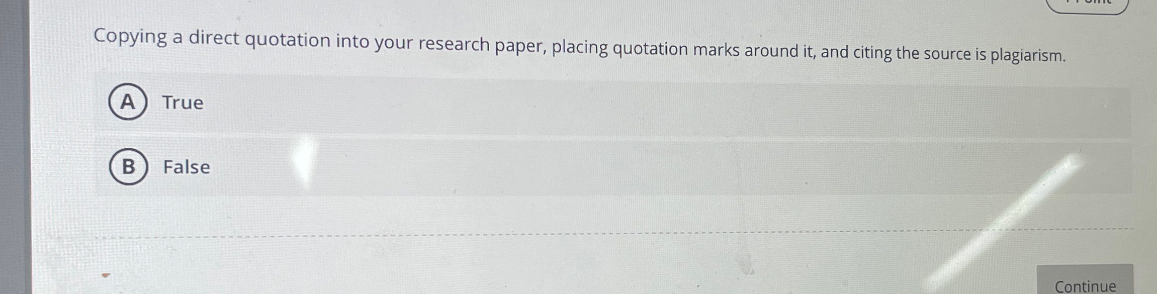 Solved Copying a direct quotation into your research paper, | Chegg.com