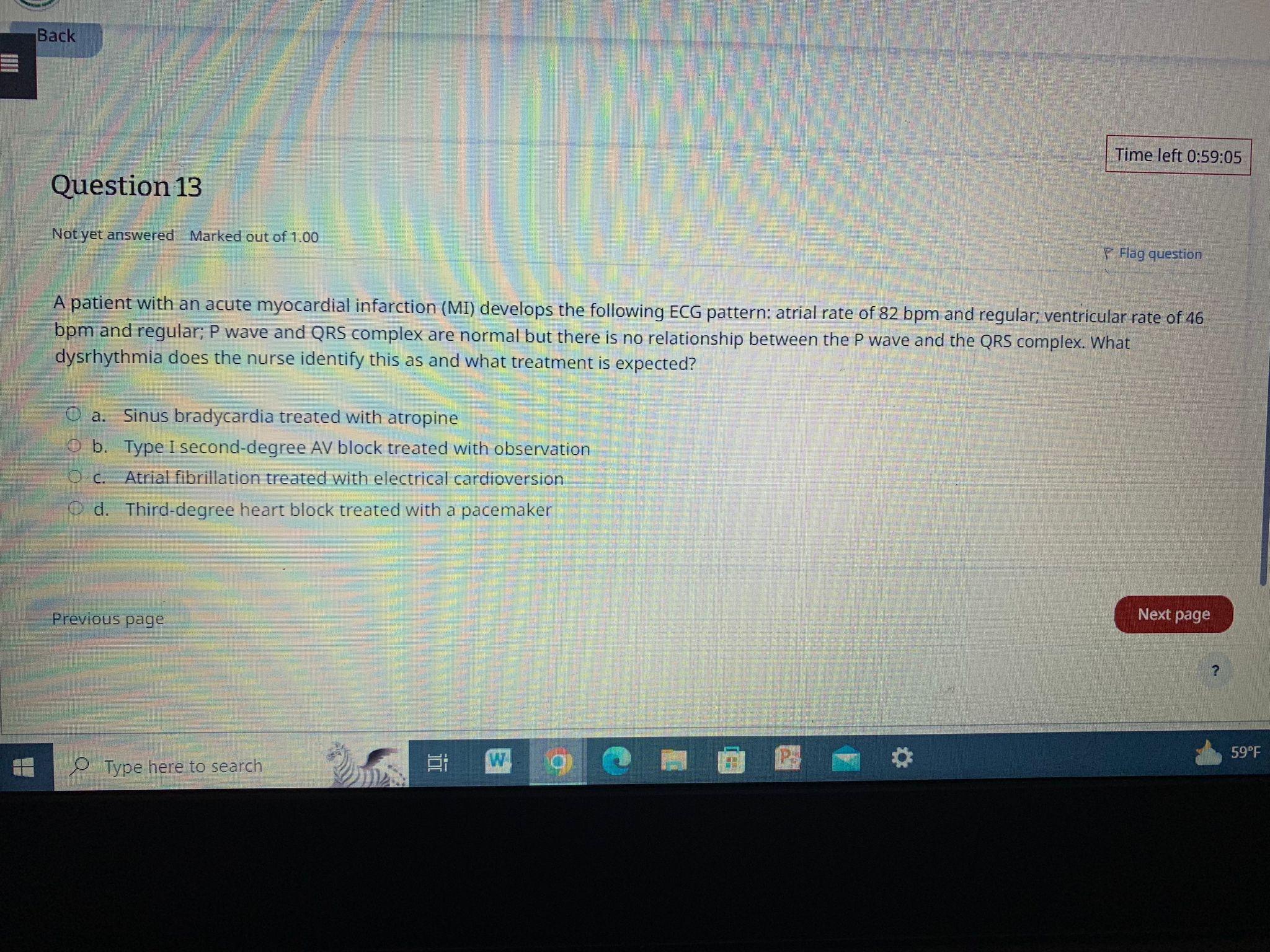 Solved BackTime left 0:59:05Question 13Not yet answered | Chegg.com Solved BackTime left 0:59:05Question 13Not yet answered | Chegg.com
