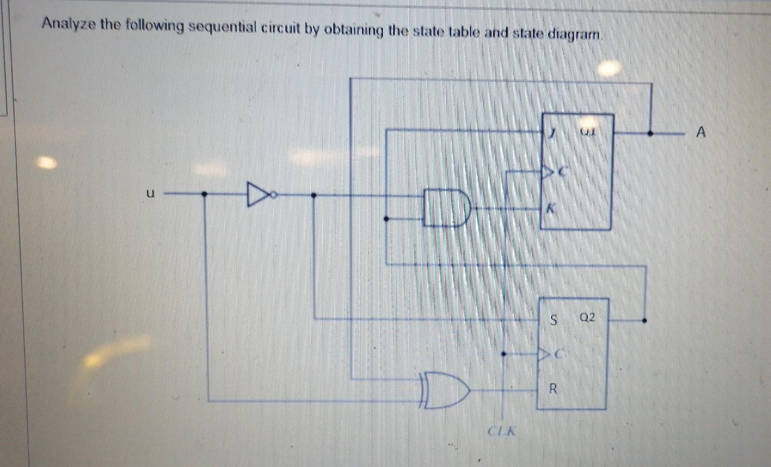 Solved Analyze the following sequential circuit by obtaining | Chegg.com