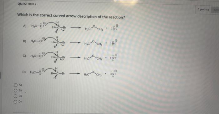 Solved Which is the correct curved arrow description of the | Chegg.com