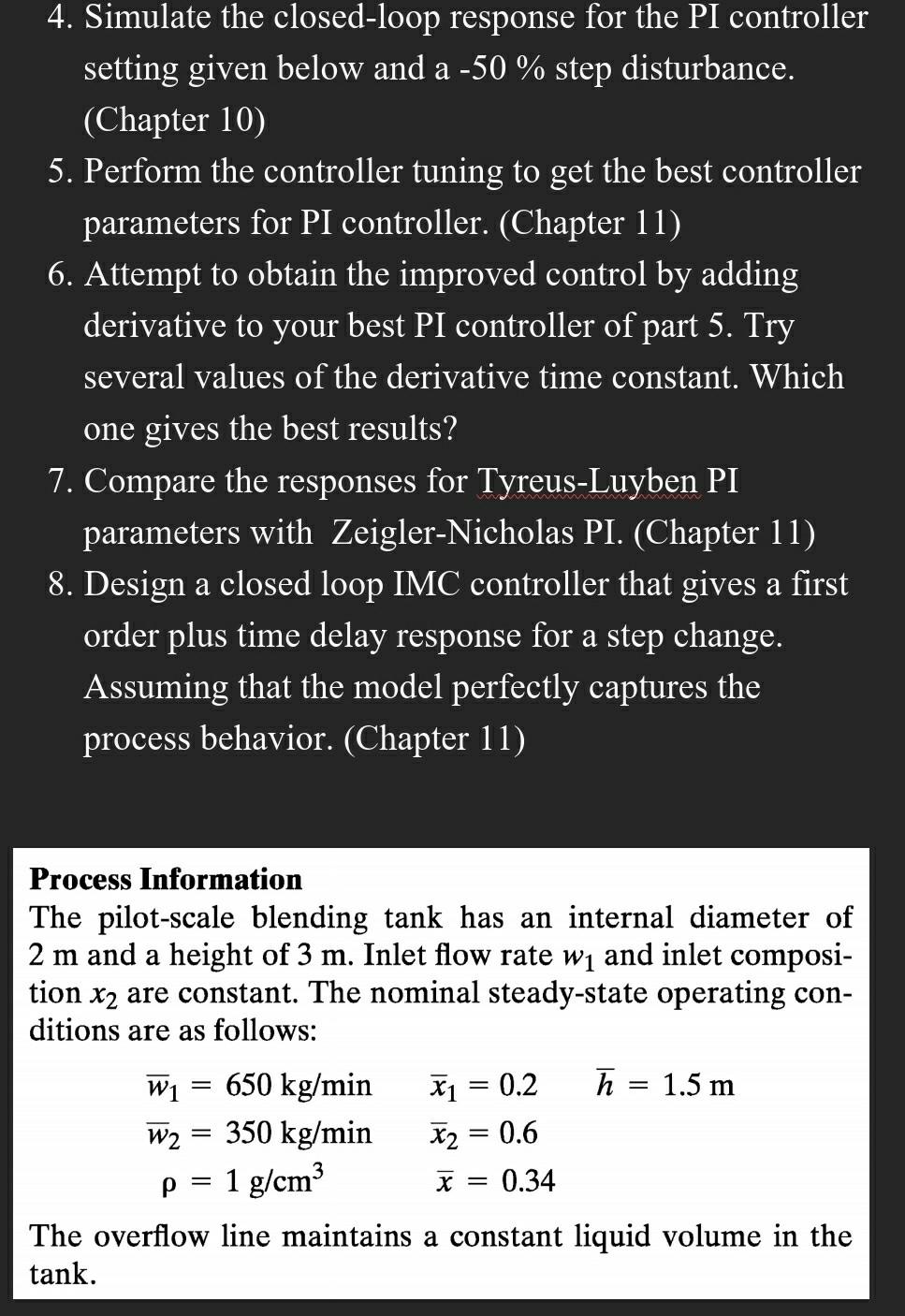 Solved Consider the blending system shown in Fig.1. A | Chegg.com