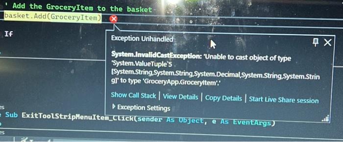 Solved this is for Visual Basic... there is no errors in my | Chegg.com