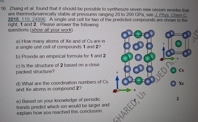 Solved Zhang et al. ﻿found that it should be possible to | Chegg.com