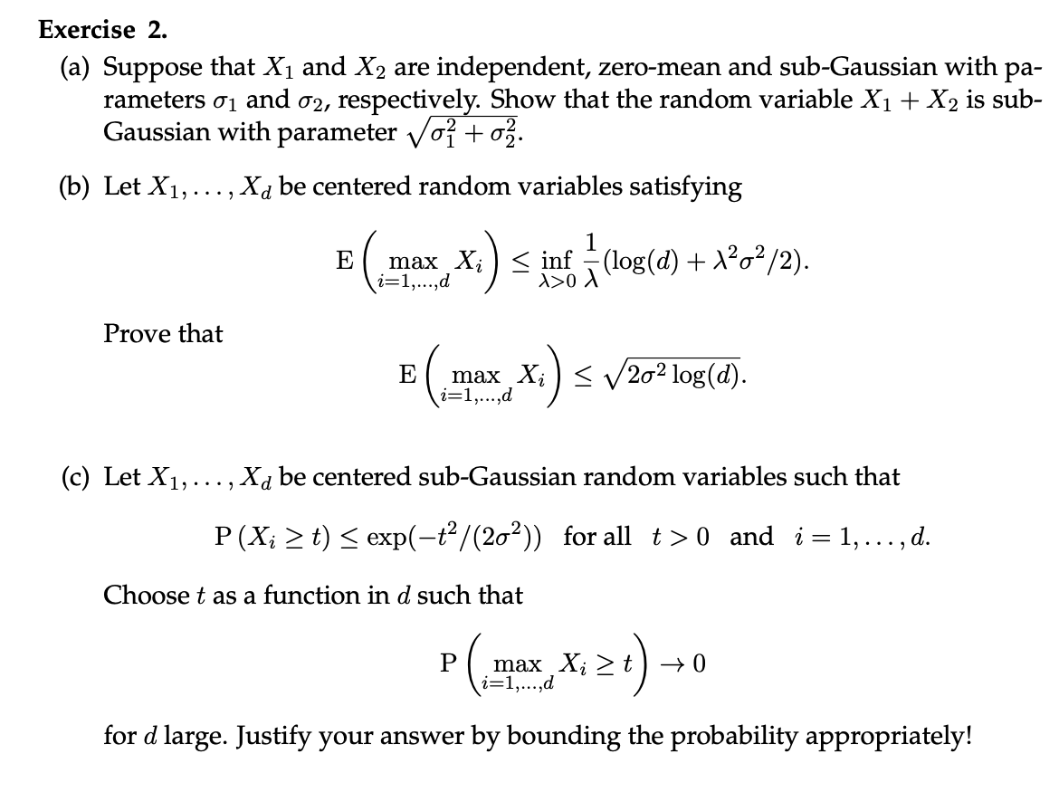Solved Exercise 2.(a) ﻿Suppose that x1 ﻿and x2 ﻿are | Chegg.com