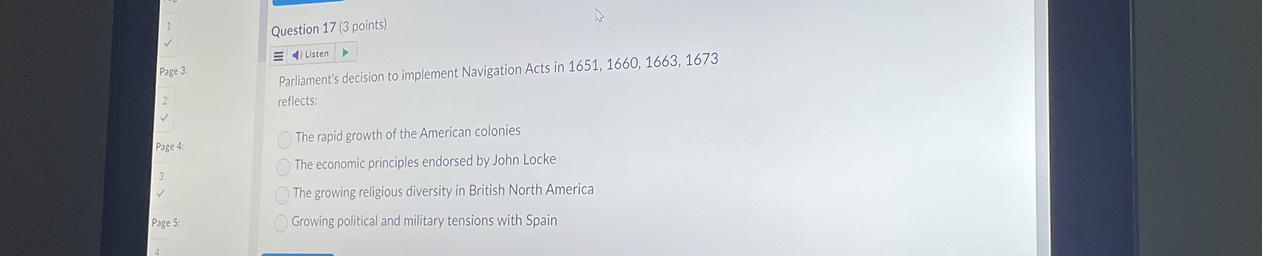 Solved Question 17 (3 ﻿points)Parliament's decision to | Chegg.com