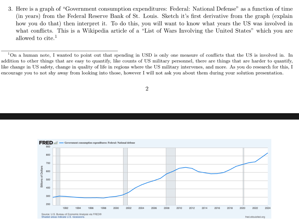Solved 3. ﻿Here is a graph of "Government consumption | Chegg.com