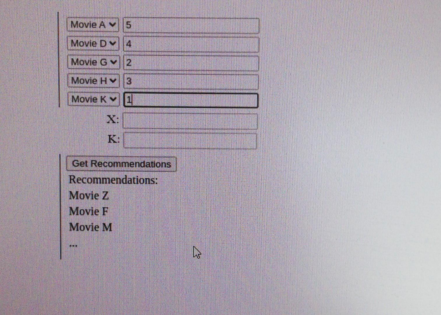 Solved In this project, you will implement a movie | Chegg.com