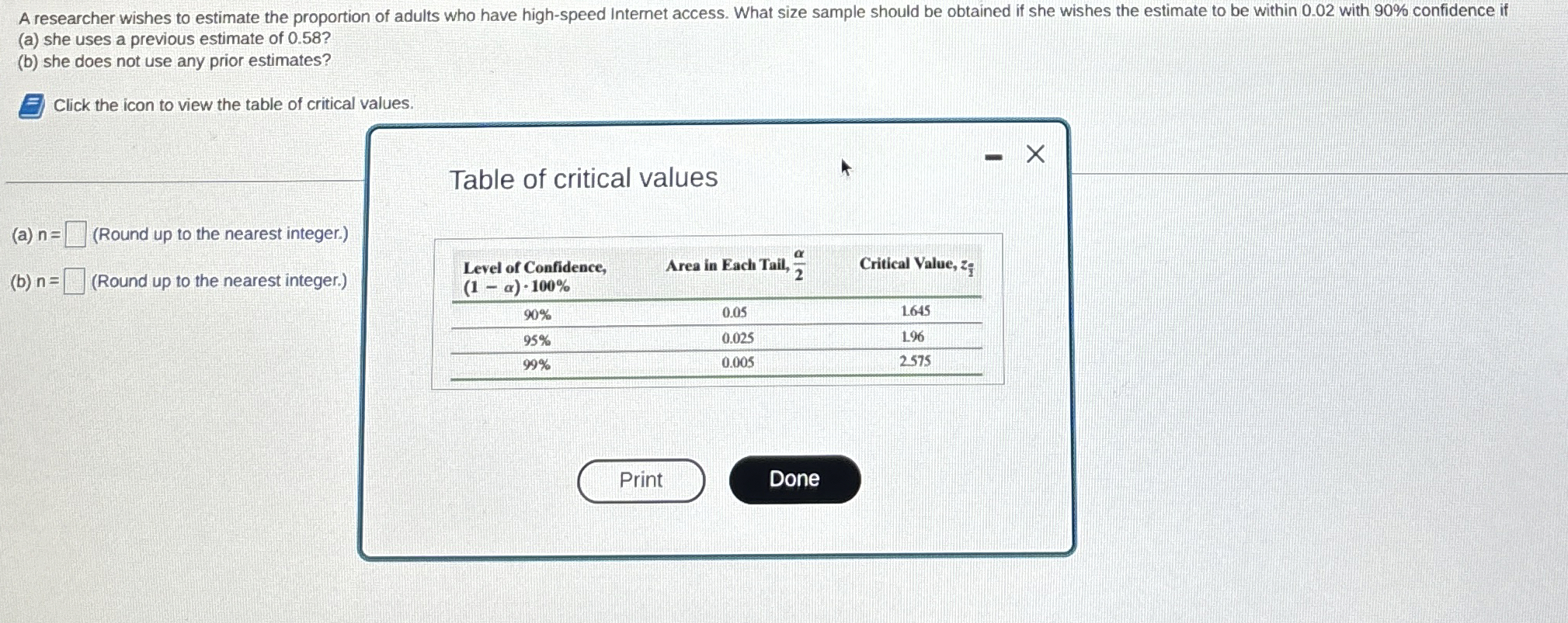 Solved A researcher wishes to estimate the proportion of | Chegg.com