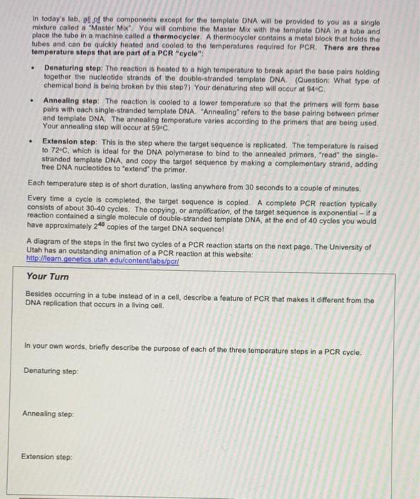 Solved The first 7 pictures are the pre-lab procedures | Chegg.com