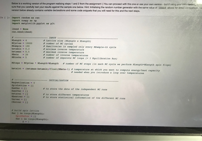 Please Solve The Question And Include Python Code 