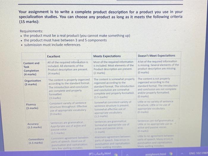 Your assignment is to write a complete product | Chegg.com