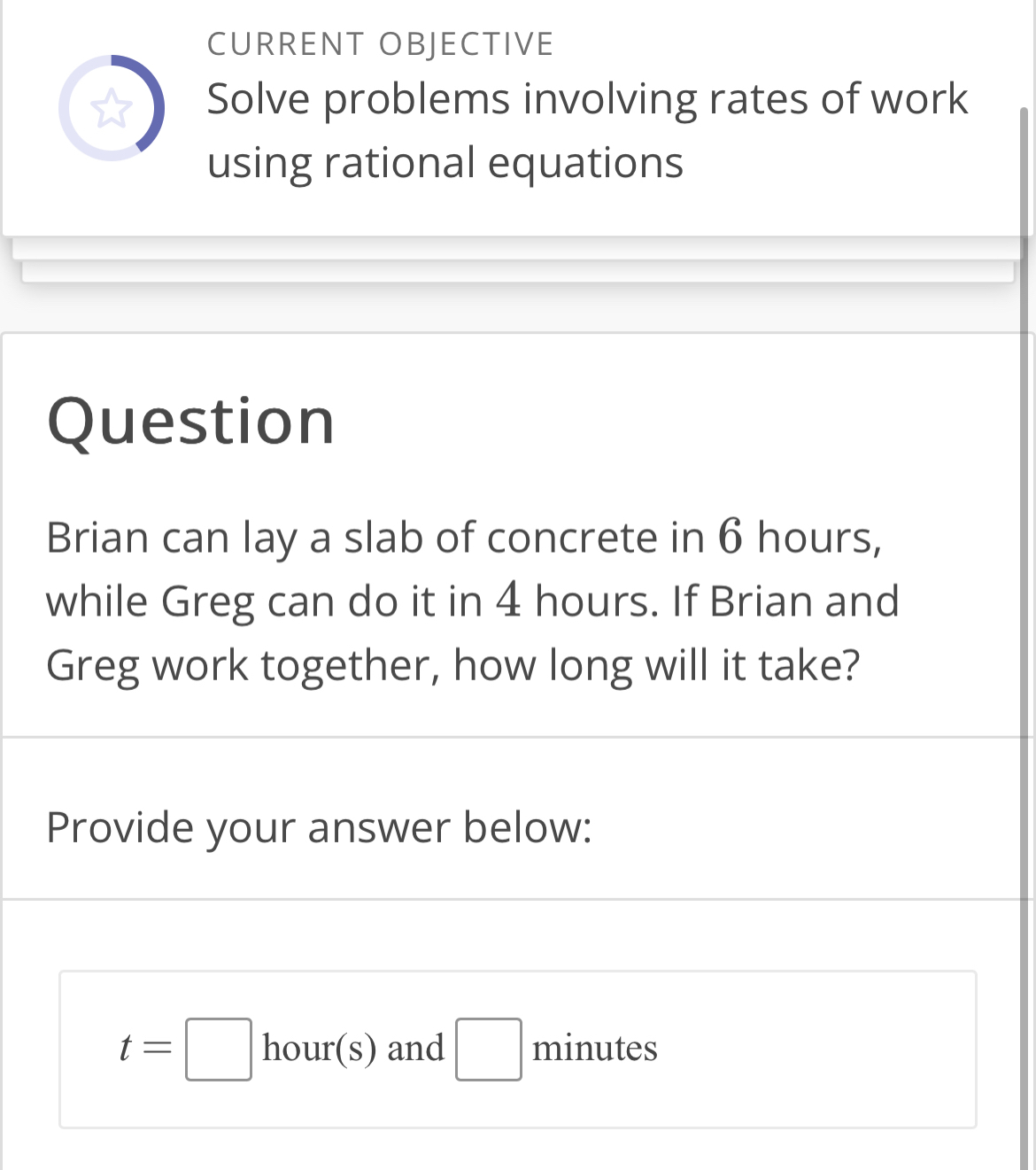 Solved CURRENT OBJECTIVESolve problems involving rates of | Chegg.com