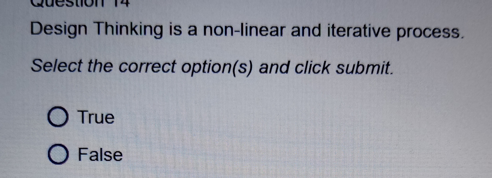 Solved Design Thinking is a non-linear and iterative | Chegg.com