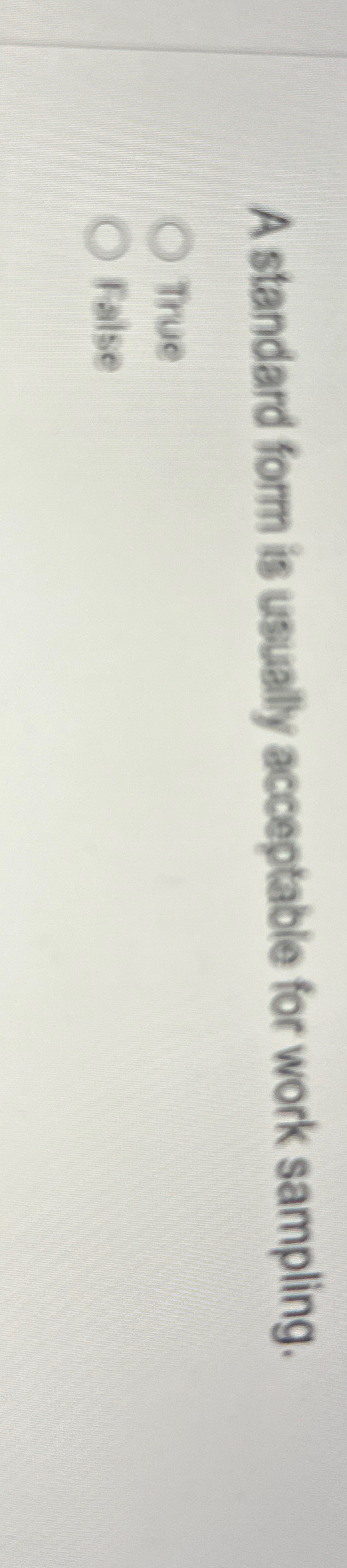 Solved A standard form is usually acceptable for work | Chegg.com