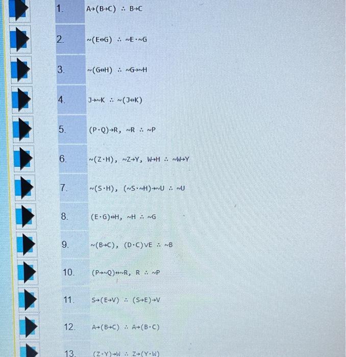 Exercise 7.4A: Abbreviated Truth Tables Pick an | Chegg.com
