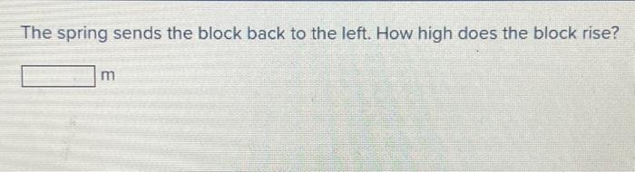 Solved Required information A 2.90 kg block is released from | Chegg.com
