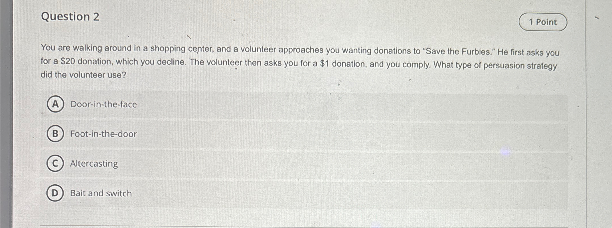 Solved Question 21 ﻿PointYou are walking around in a | Chegg.com