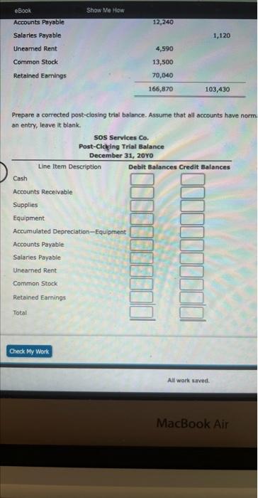 Solved Pest-Cosing Tral Balance An accountant prepared the | Chegg.com Solved Pest-Cosing Tral Balance An accountant prepared the | Chegg.com