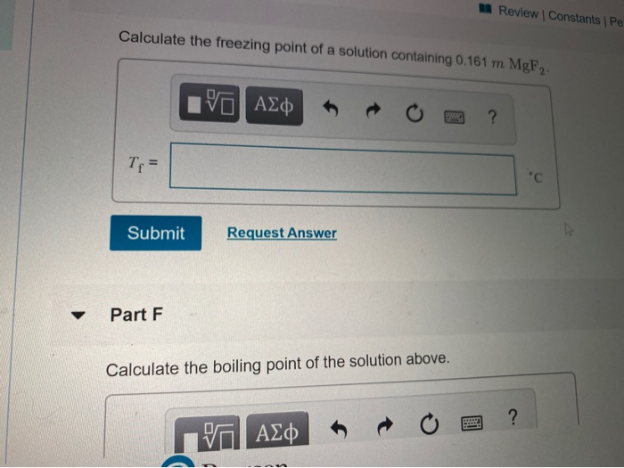Solved Part A A Review Constants Periodic Table Calculate | Chegg.com