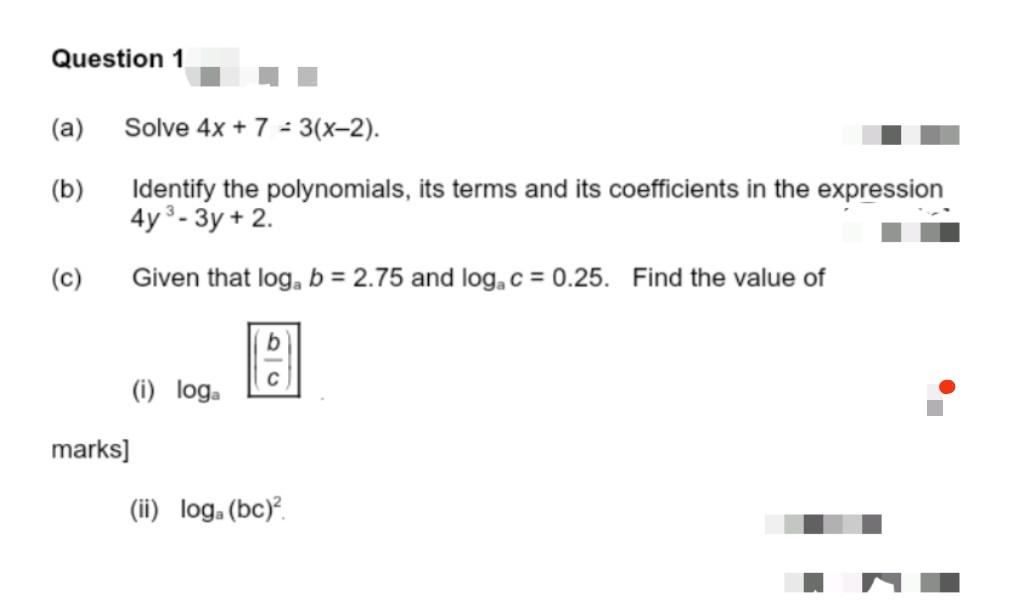 Solved (a) Solve 4x+7÷3(x−2). (b) Identify the polynomials, | Chegg.com