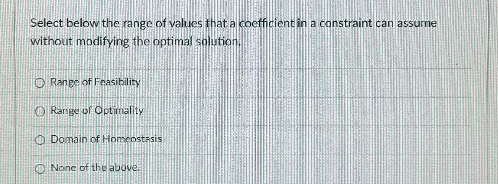 Solved Select below the range of values that a coefficient | Chegg.com