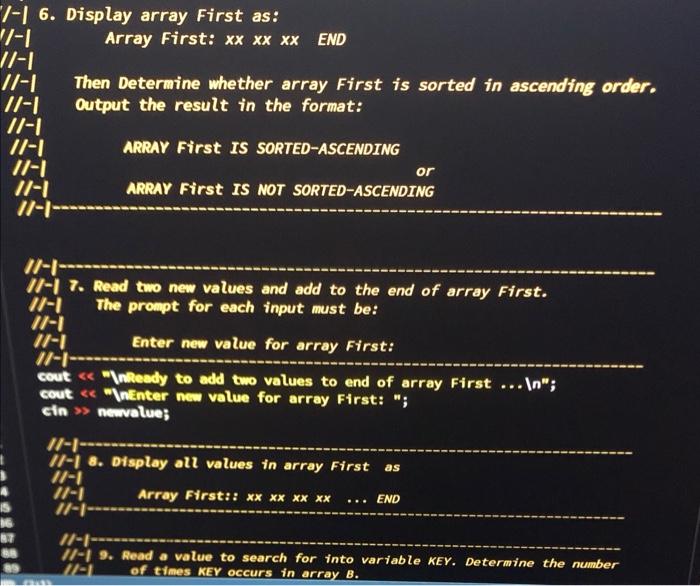 Solved anipulates arrays using functions. You are expected | Chegg.com