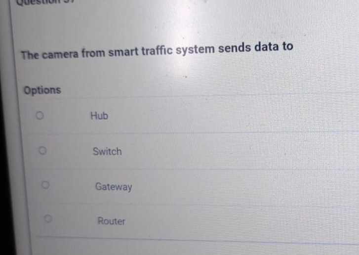 Solved The camera from smart traffic system sends data | Chegg.com