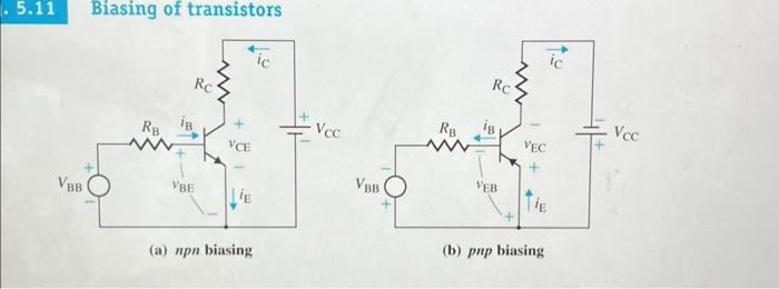 The parameters of the transistor switching circuit in | Chegg.com