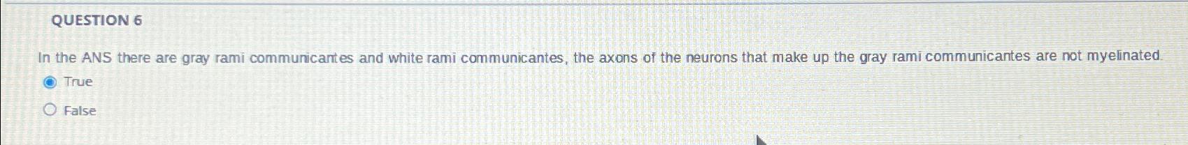 Solved QUESTION 6In the ANS there are gray rami | Chegg.com