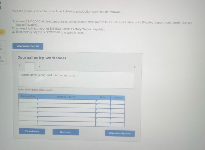 Solved Prepare journal entries to record the following | Chegg.com