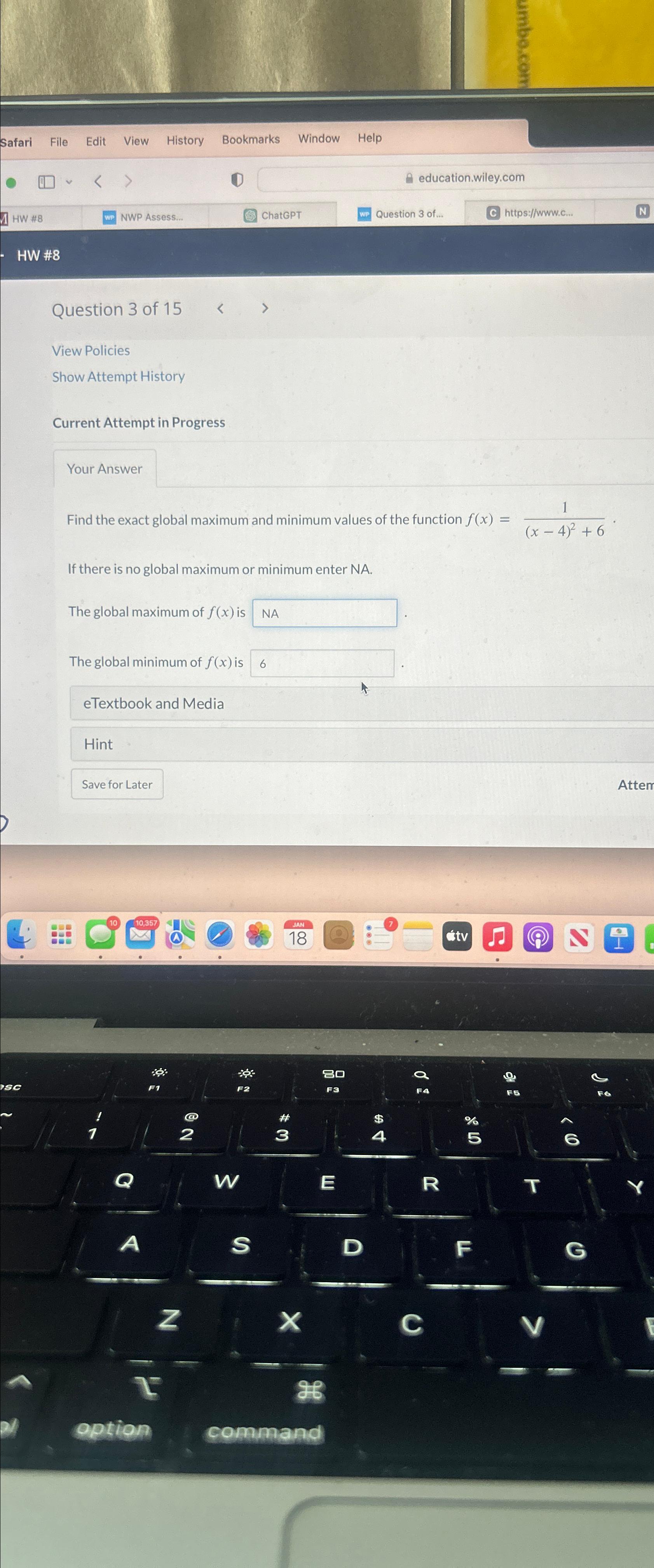 Solved Question 3 ﻿of 15