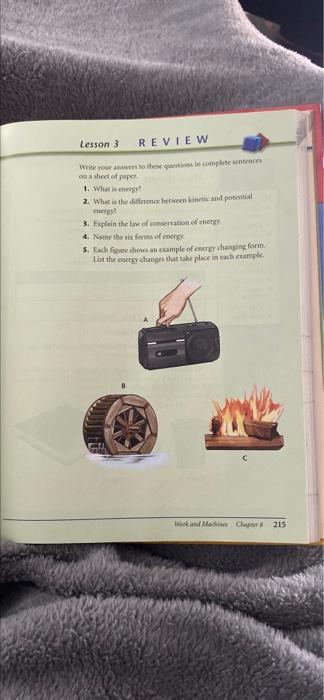 Solved Lesson 1 REVIEW Write your answers to these questions | Chegg.com