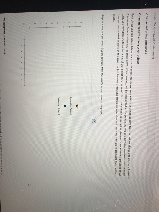 How to Do Homework Assignments 7. Connected points | Chegg.com