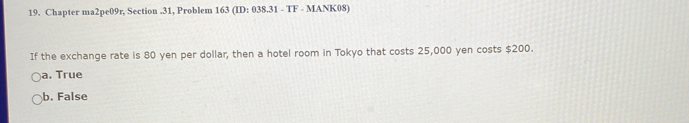 Solved Chapter ma2pe09r, ﻿Section .31, ﻿Problem 163 (ID: | Chegg.com