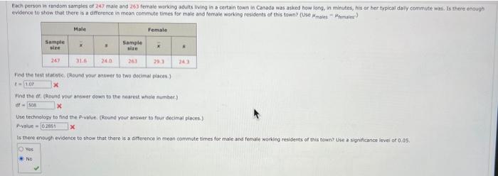 Solved evidence to show that there is a deference in mean | Chegg.com