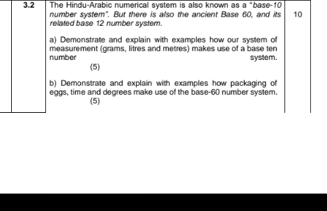 Solved The Hindu-Arabic numerical system is also known as a | Chegg.com
