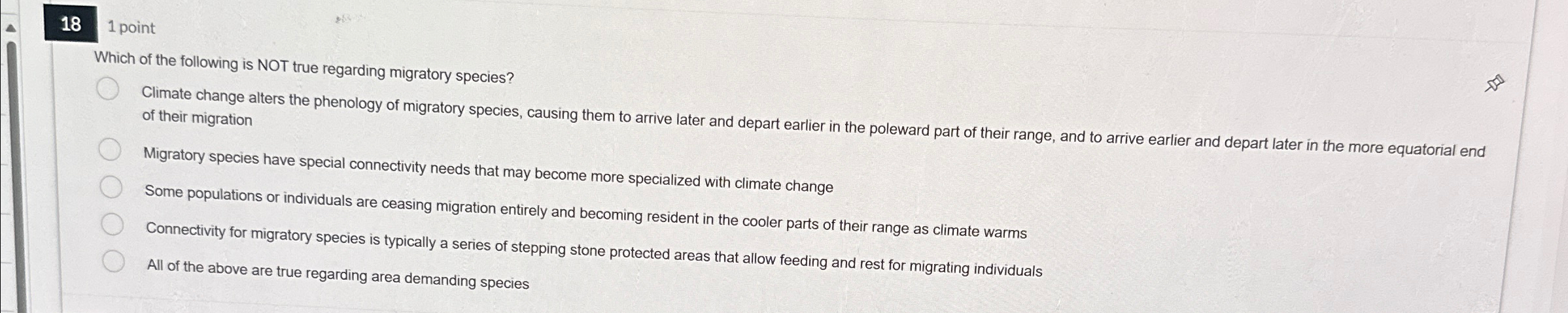 Solved 181 ﻿pointWhich of the following is NOT true | Chegg.com