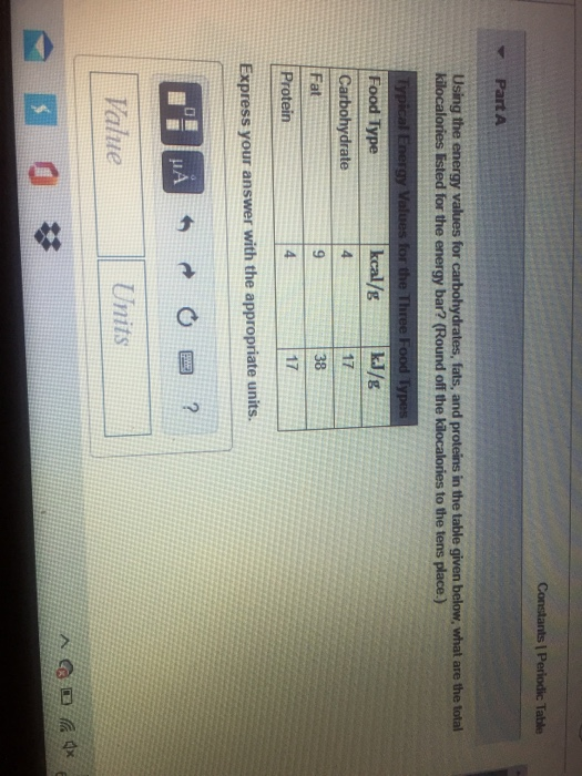 Solved Constants Periodic Table Part A Using the energy | Chegg.com