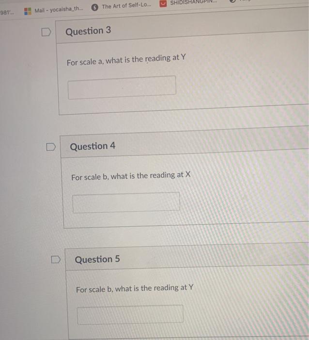 Solved Answer the following questions using the linear scale | Chegg.com